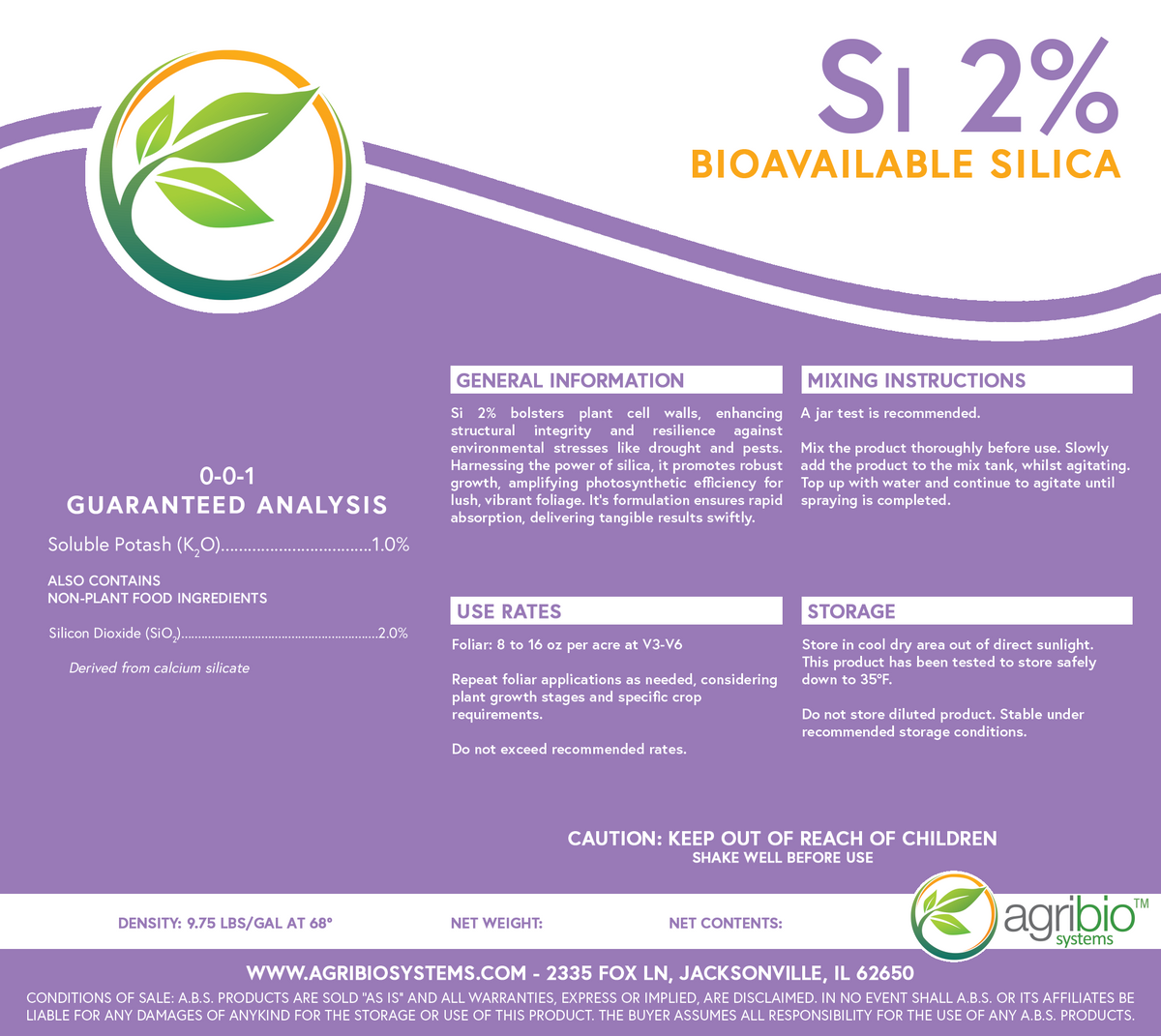 Si 2% – AgriBio Systems